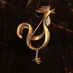 Jewelry | Vintage Rooster Pin 195s | Poshmark